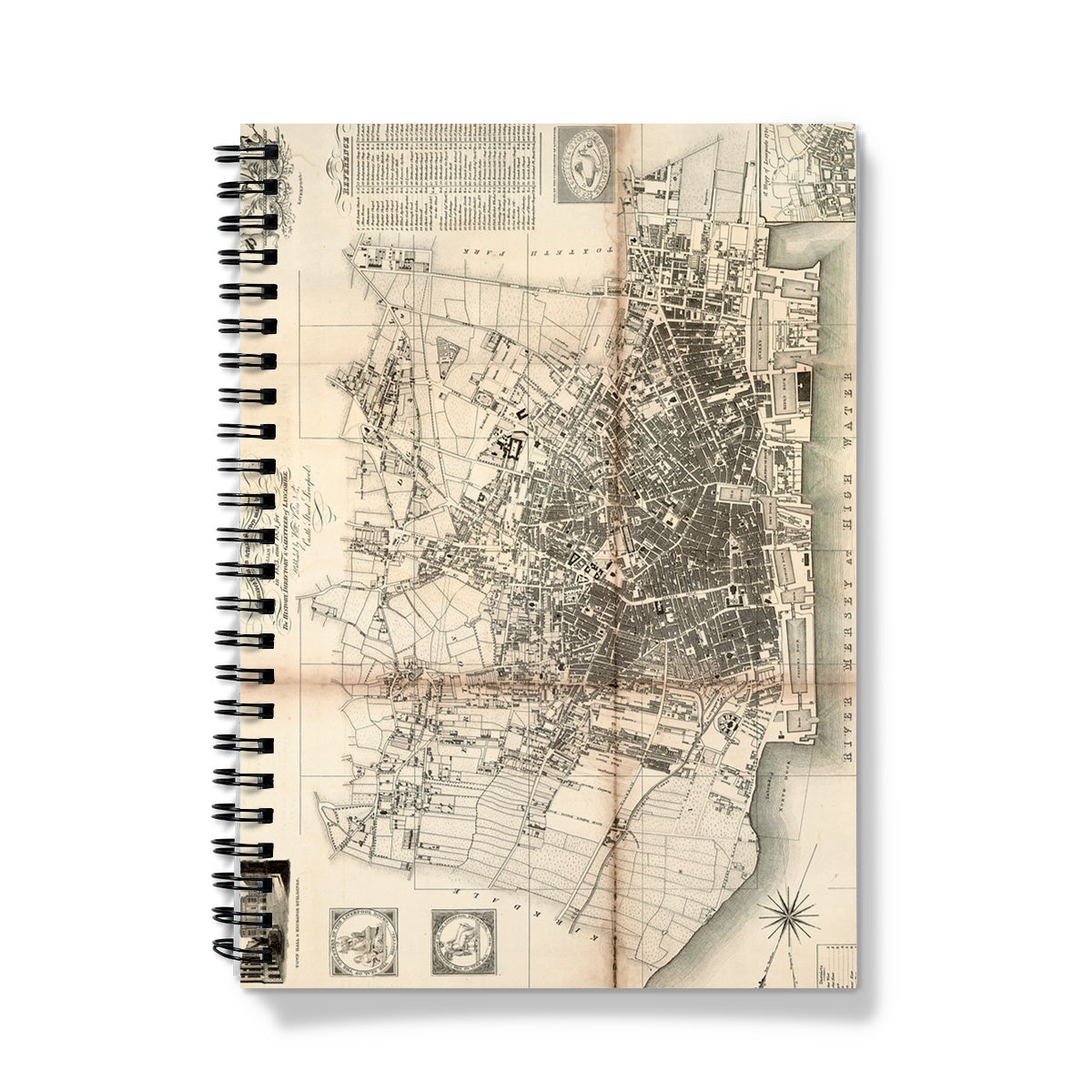Liverpool and its Environs, by William Swire, 1824 Notebook – Historic ...
