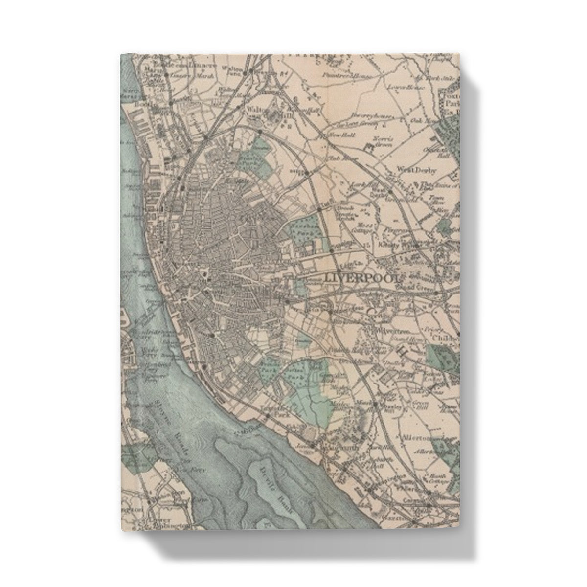 Bacon's Map of Liverpool, 1885 Hardback Journal – Historic Liverpool